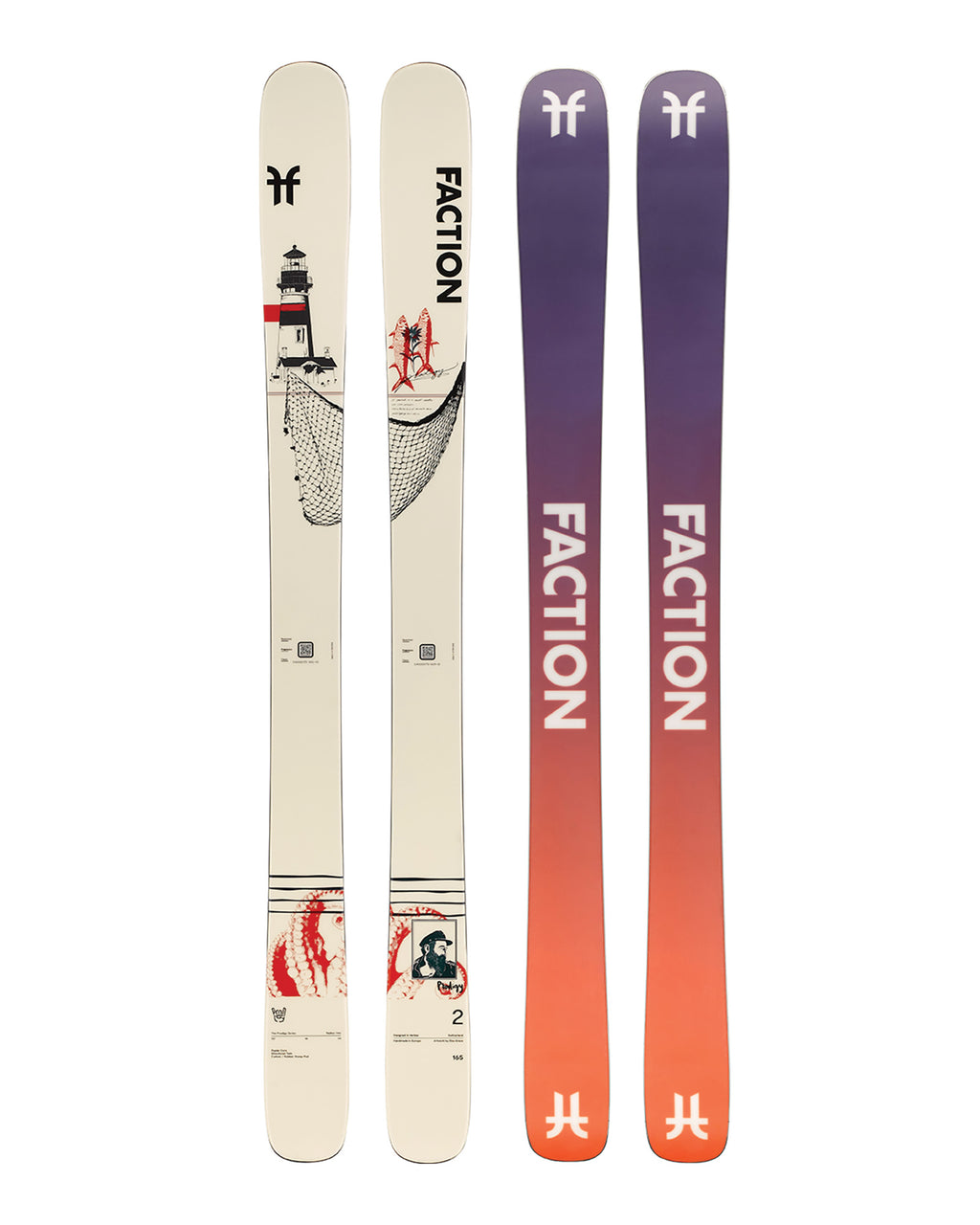 Faction PRODIGY 2 CAPSULE Womens All Mountain Freeride Freestyle Skis ...