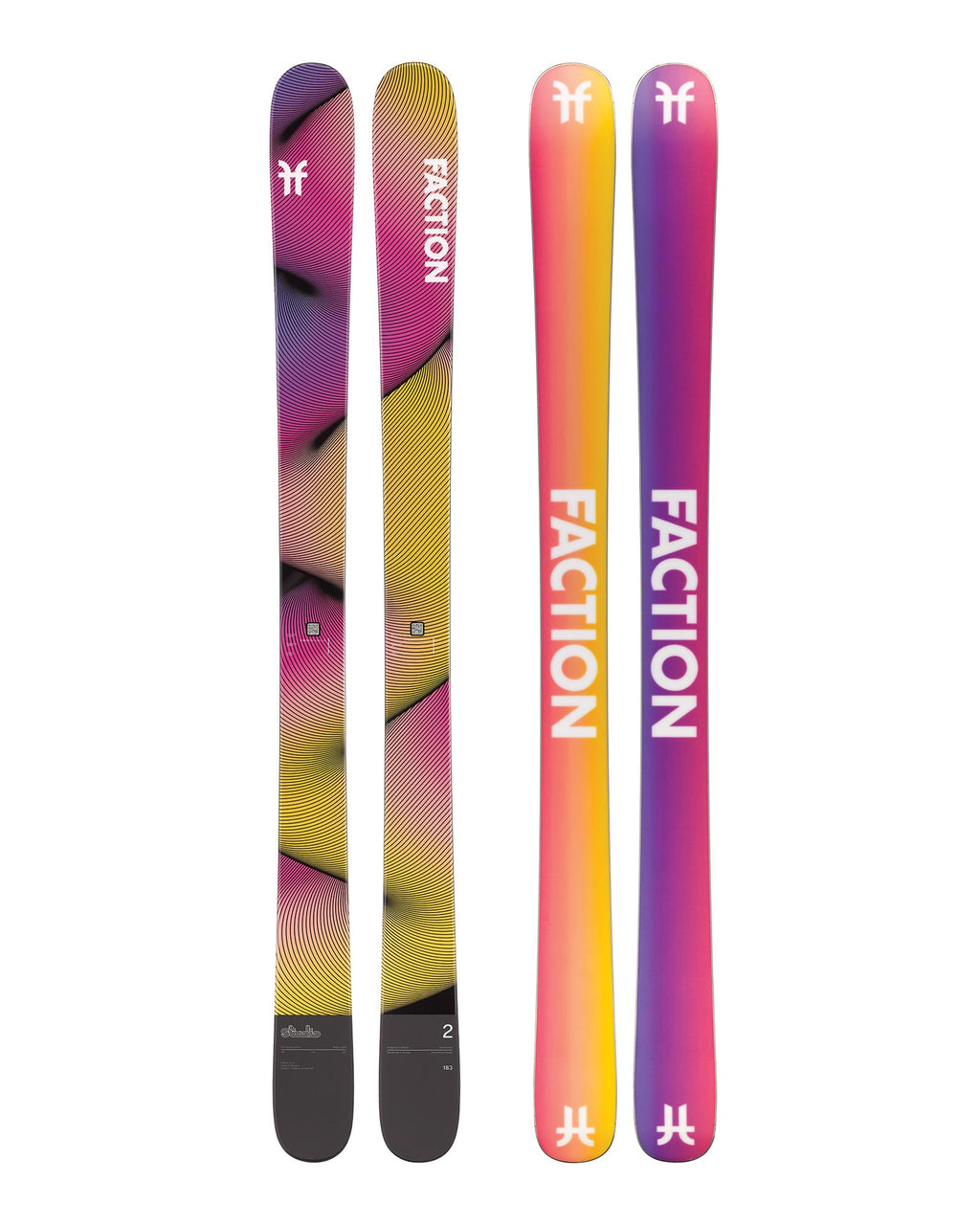 Faction STUDIO 2 All Mountain Freeride Freestyle Skis – Fresh Skis