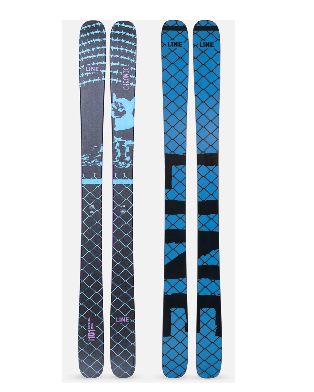 Line CHRONIC 101 All Mountain Freeride Freestyle Skis – Fresh Skis
