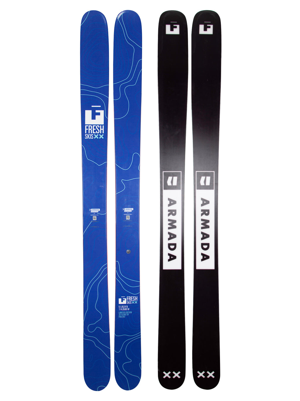 FRESH XX ARMADA MEN'S BACKCOUNTRY FREERIDE POWDER SKIS – Fresh Skis